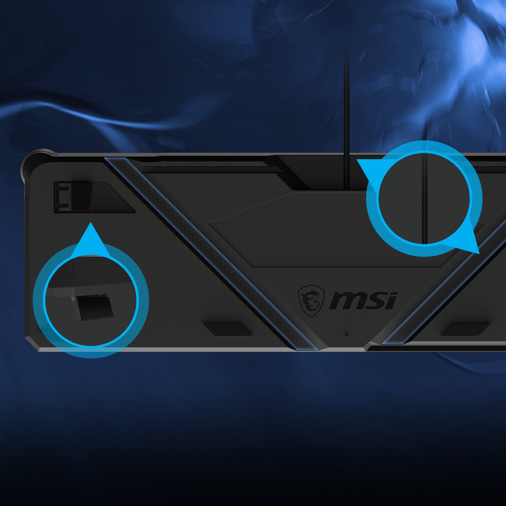 MSI Strike 600 RGB Mechanical Gaming Keyboard - Silent Switches - Newegg.com